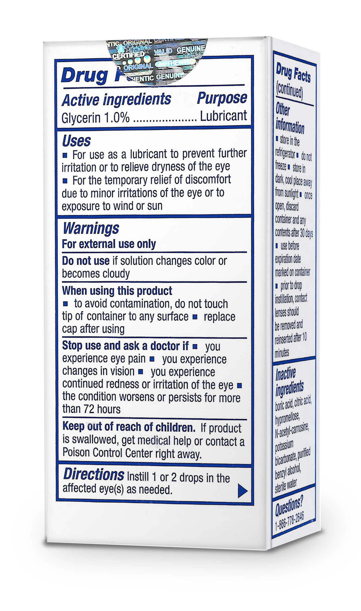 OcuPhase Eye Drops, Two 5mL Vials - Tango Advanced Nutrition