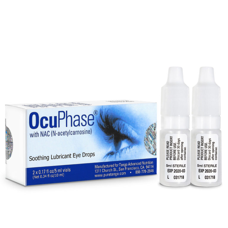 OcuPhase Eye Drops, Two 5mL Vials - Tango Advanced Nutrition